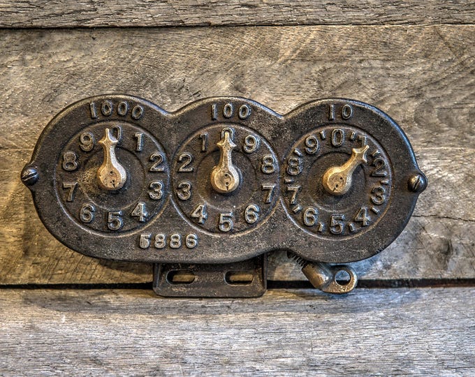 Antique Manual Counter - Etsy