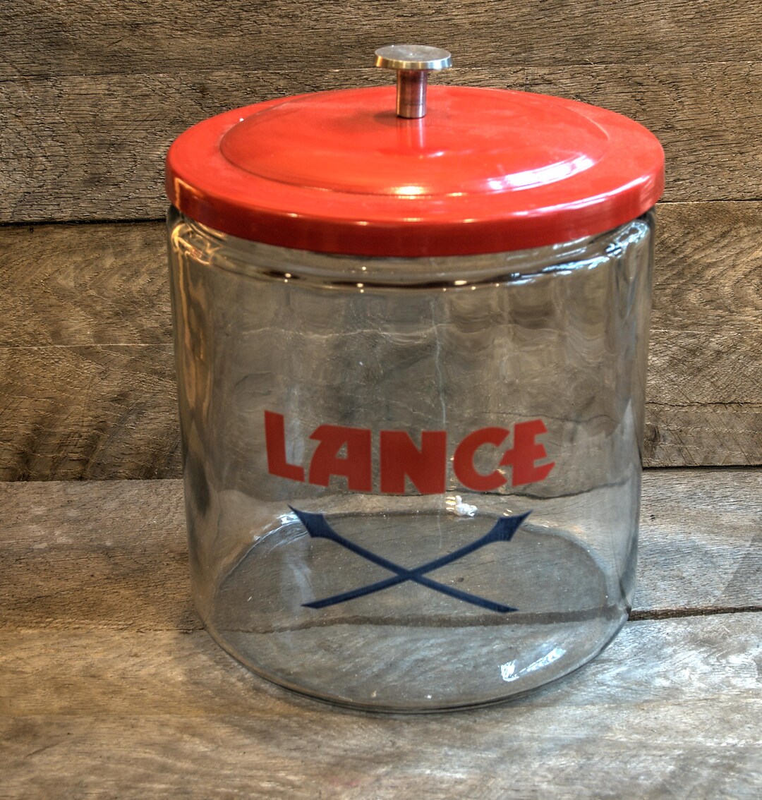 Lance Counter Jar With Metal Lid - Etsy