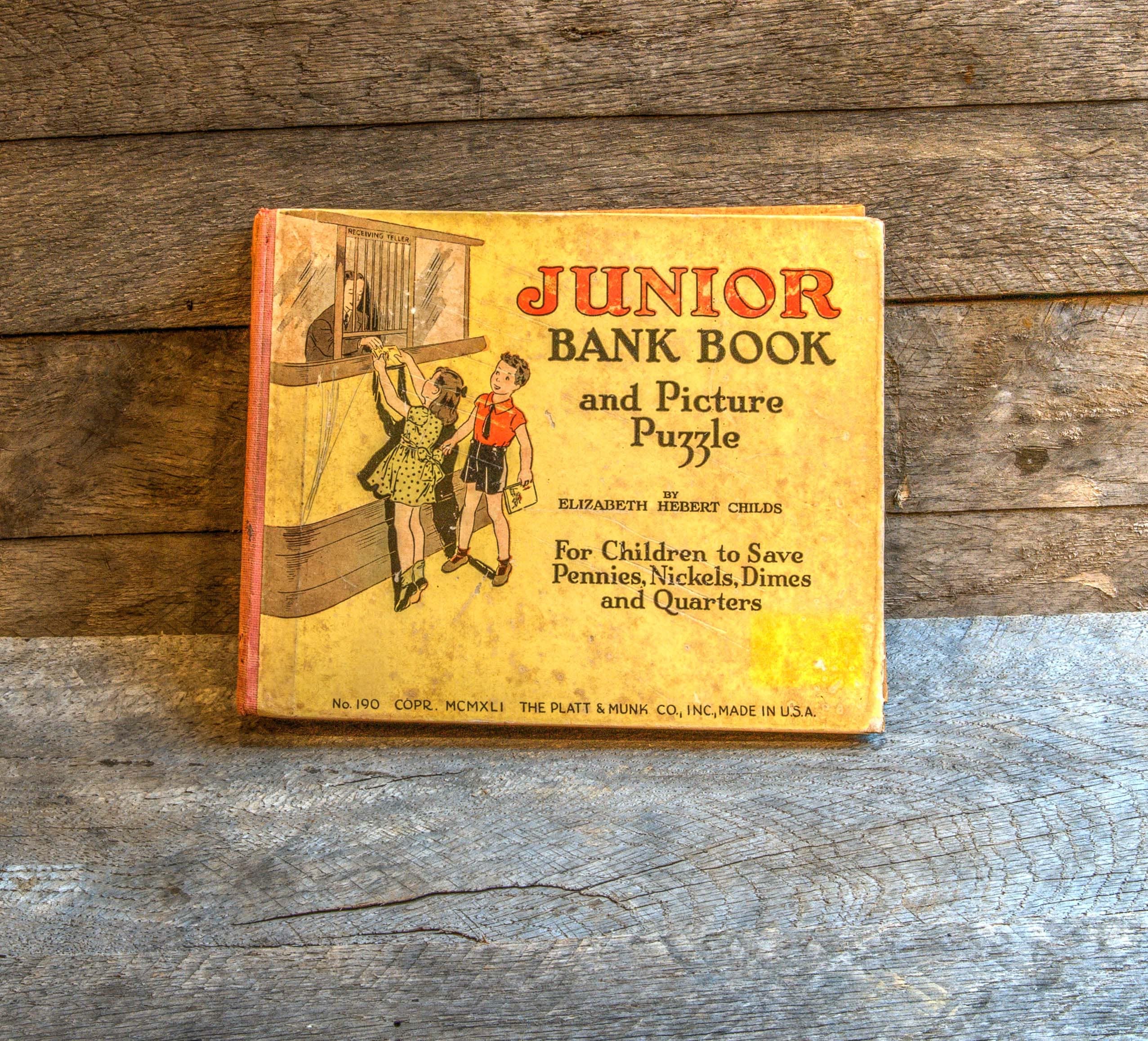 Junior Bank Book - Etsy