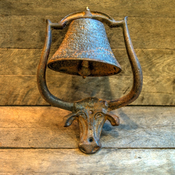Antique Cow Bell - Etsy