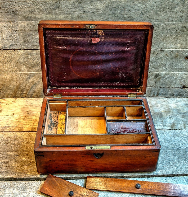 Antique Writing / Letter Box - Etsy