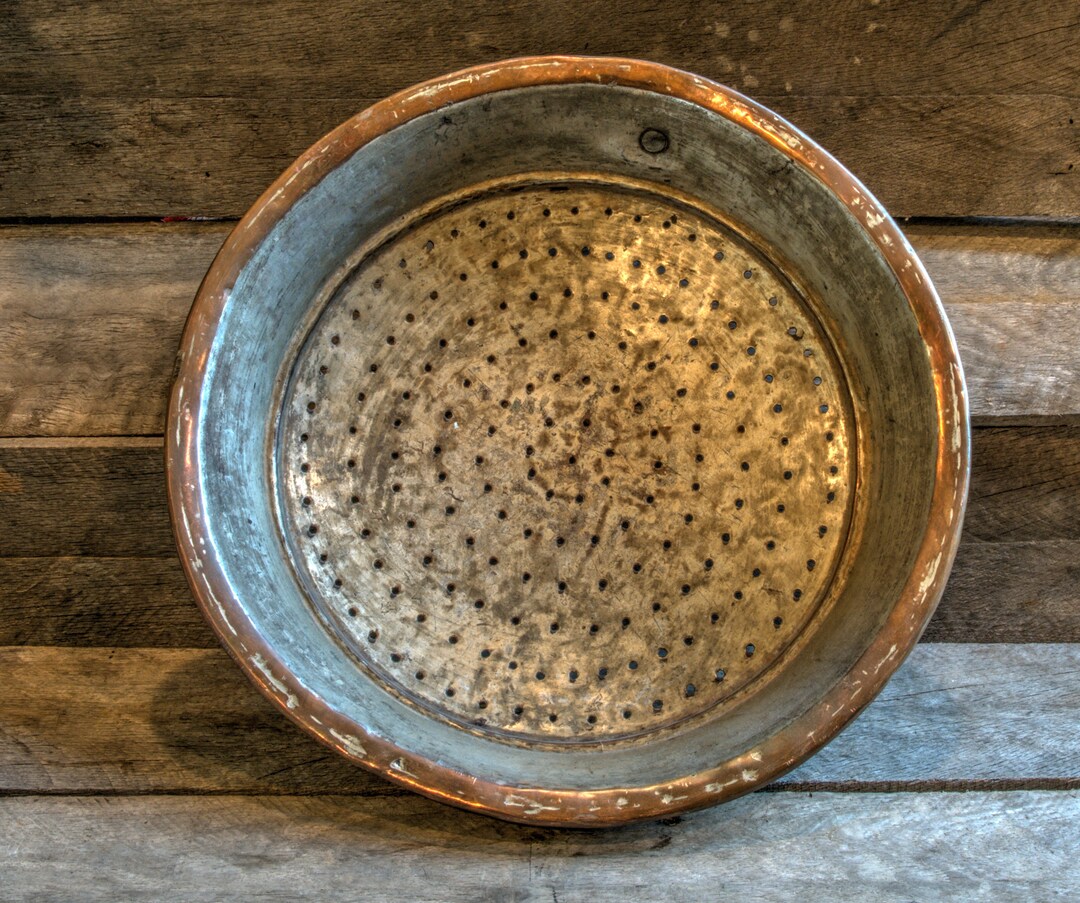 Vintage French Cheese Sieve / Colander - Etsy