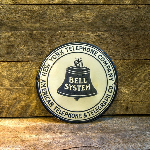 Bell Telephone Sign - Etsy