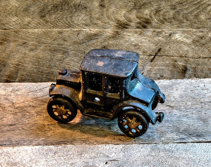Toy Cast Iron Red Model T Ford Coupe by Hubley - Etsy