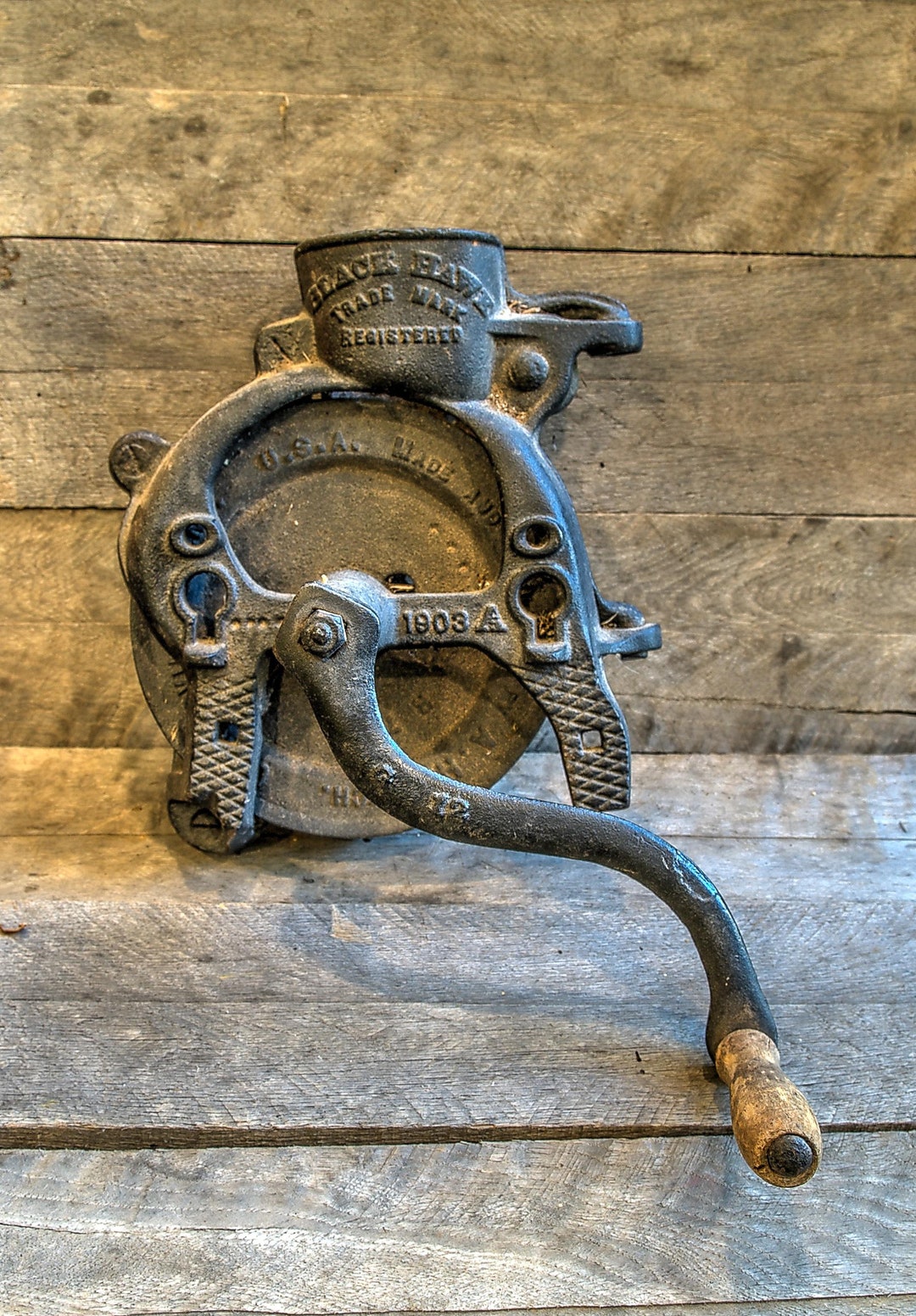 Antique Black Hawk Corn Sheller - Etsy