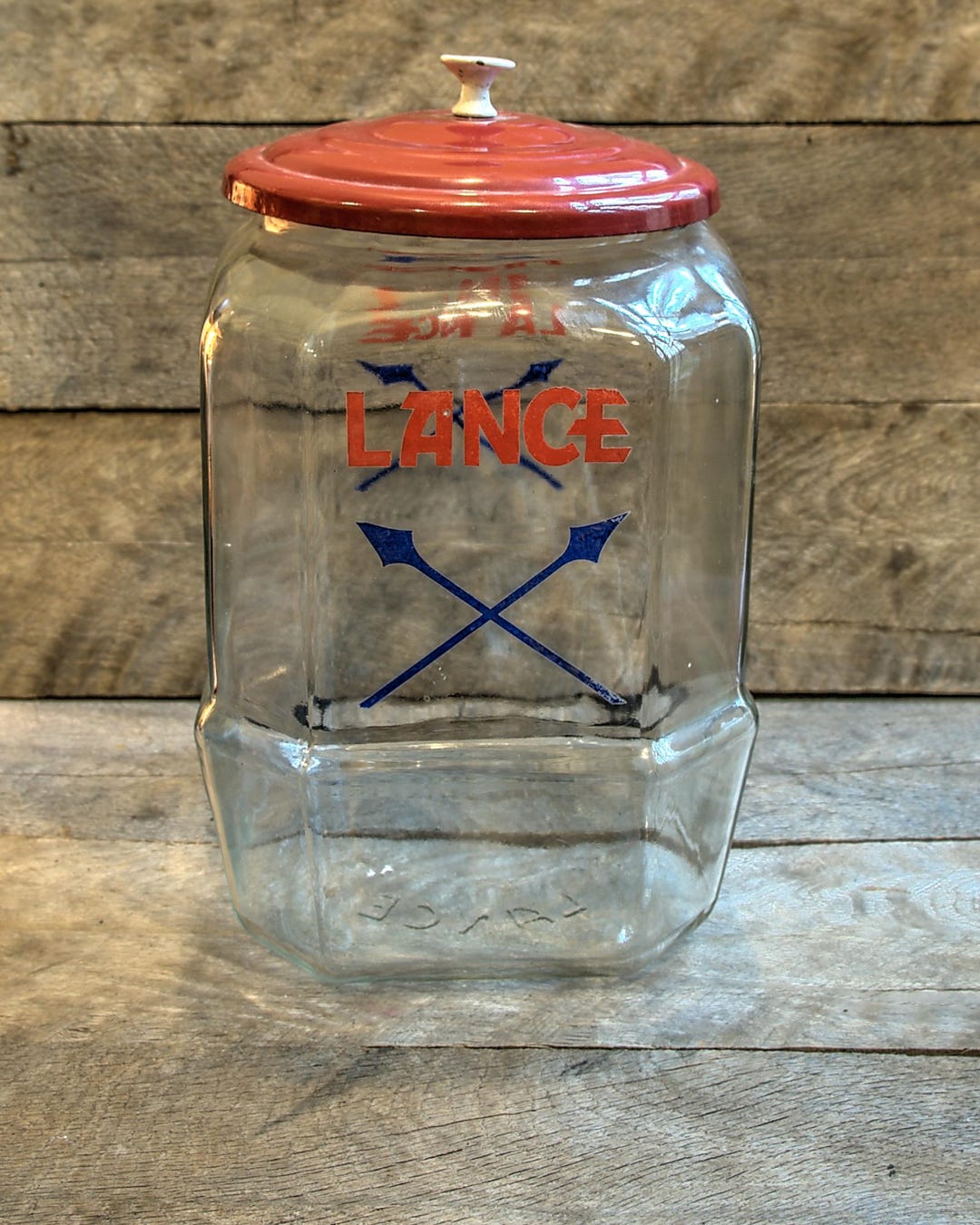 Lance Merchants Counter Jar With Metal Lid - Etsy