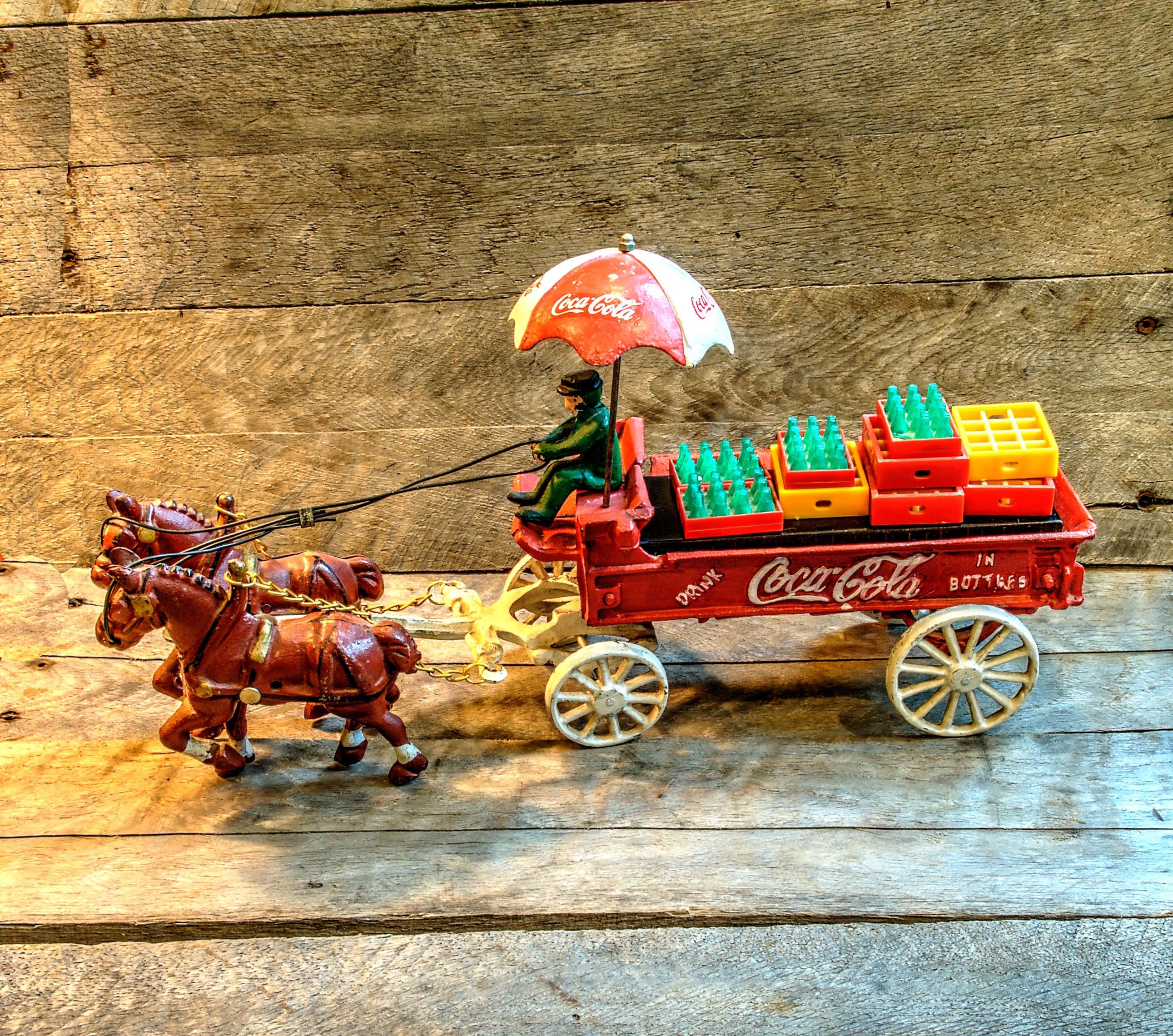 Cast Iron Coca Cola Wagon for sale | Only 3 left at -60%