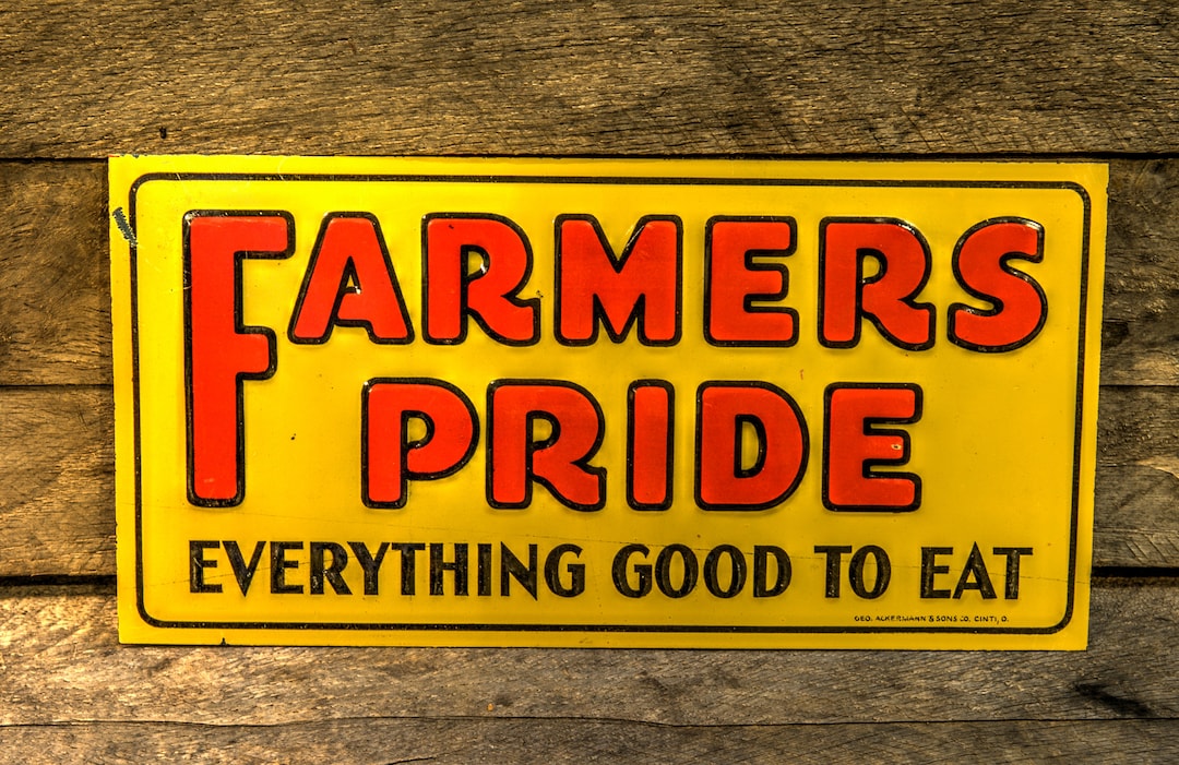 Farmers Pride Metal Sign - Etsy