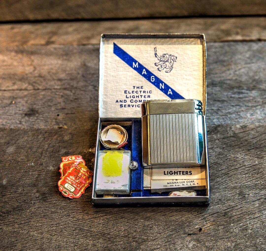 Vintage Magna Electric Lighter and Kit - Etsy