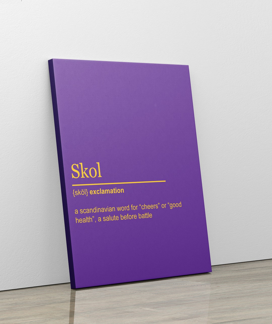 Skol Definition, Wall Art Office Decor, Man Cave Print, Vikings ...
