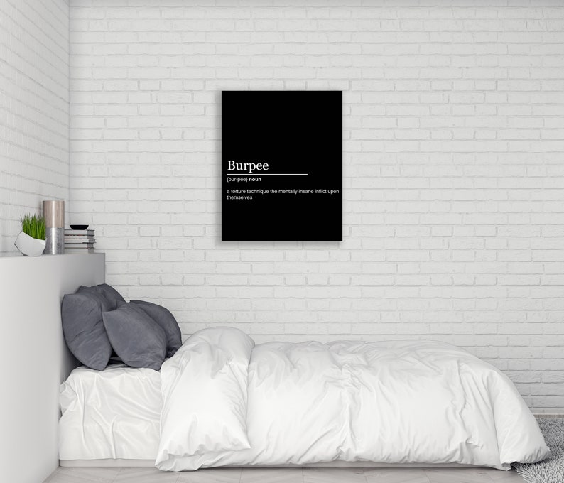 Printable Burpee Definition Crossfit Wall Art Office Decor - Etsy