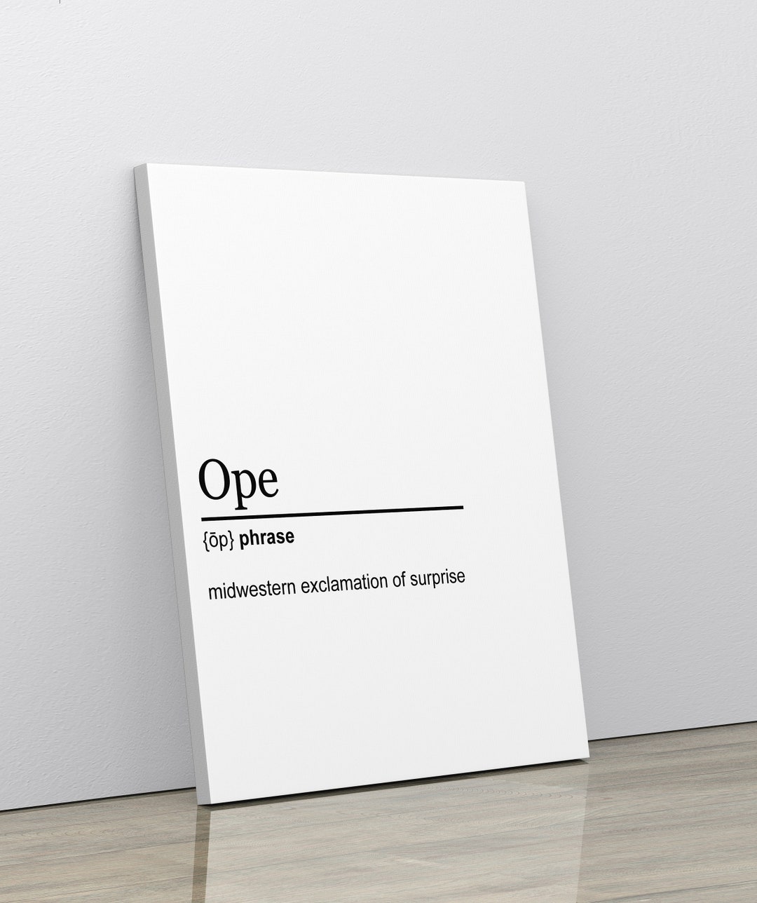 Ope Definition Wall Art Office Decor, Entrepreneur Art, Business ...