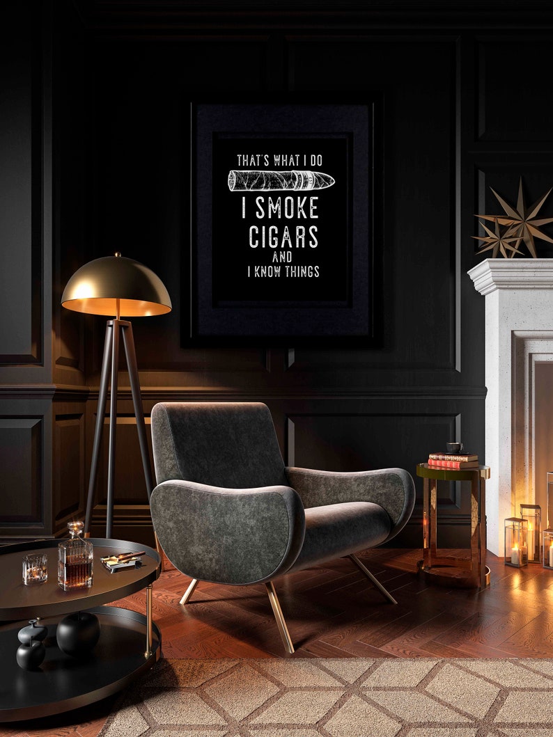 Framed Cigar Decor Cigar Framed Art Print Cigar Lover Gift - Etsy