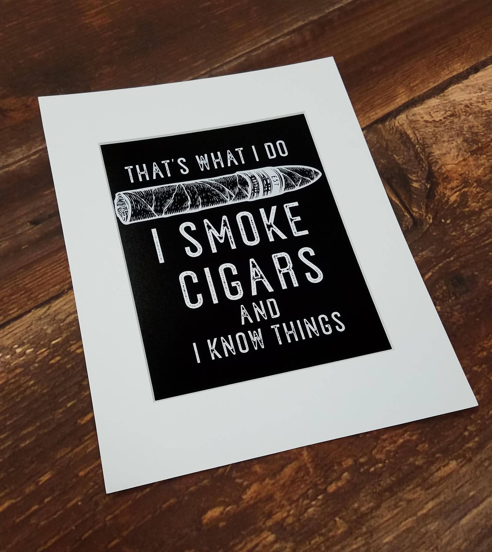 Cigar Decor Cigar Art Print Cigar Lover Gift Cigar Art Man - Etsy