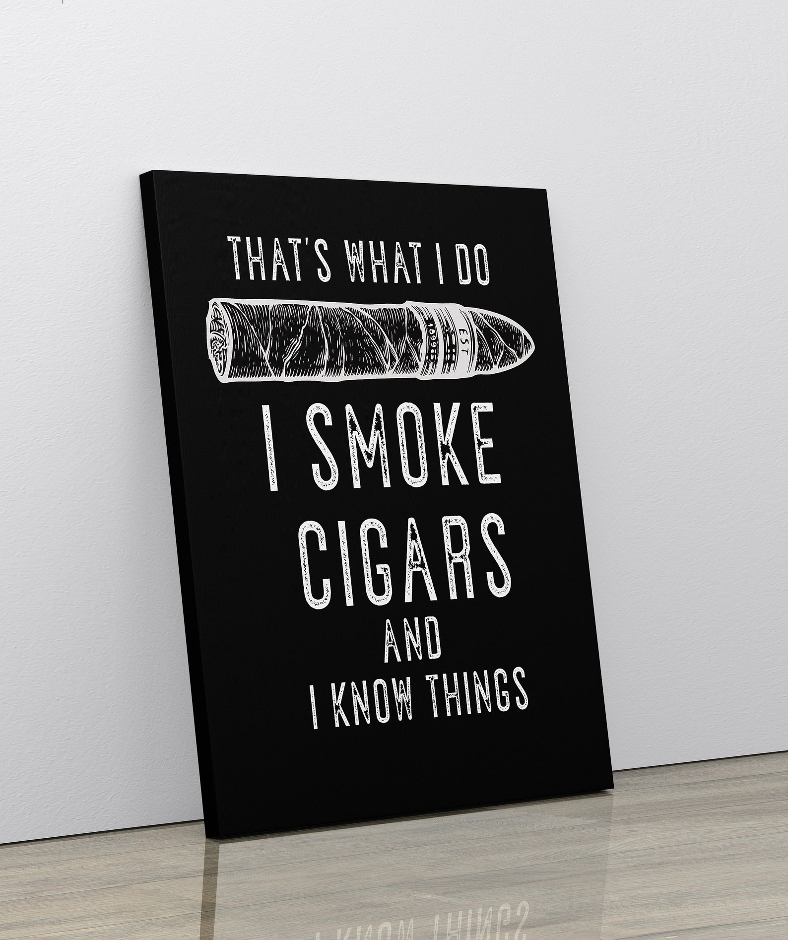 Cigar Decor Cigar Art Print Cigar Lover Gift Cigar Art Man - Etsy