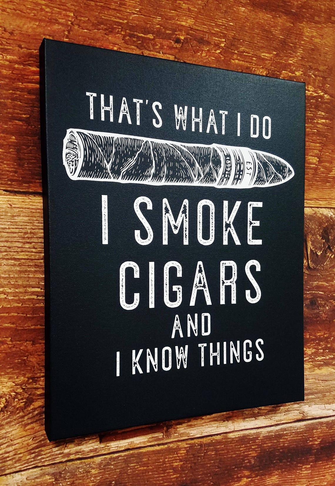 Cigar Decor Cigar Canvas Art Print Cigar Lover Gift Cigar - Etsy