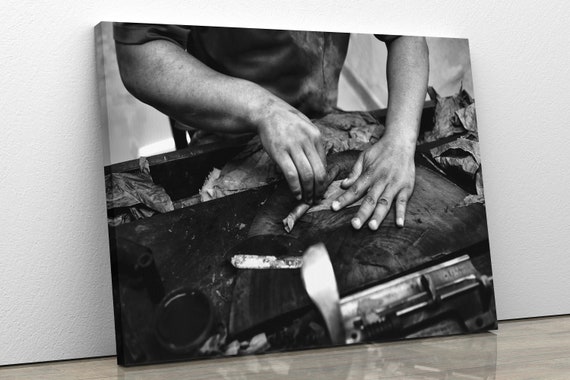 Cigar Art Canvas Cigar Rolling Cigar Collector Modern Home | Etsy