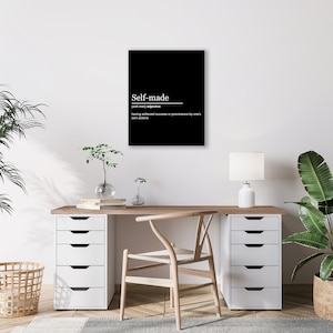 Printable Self-made Definition Wall Art Office Decor - Etsy