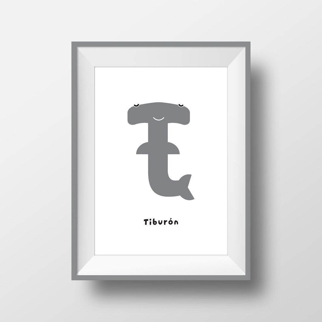 Letter T Animal Alphabet PRINT - Etsy