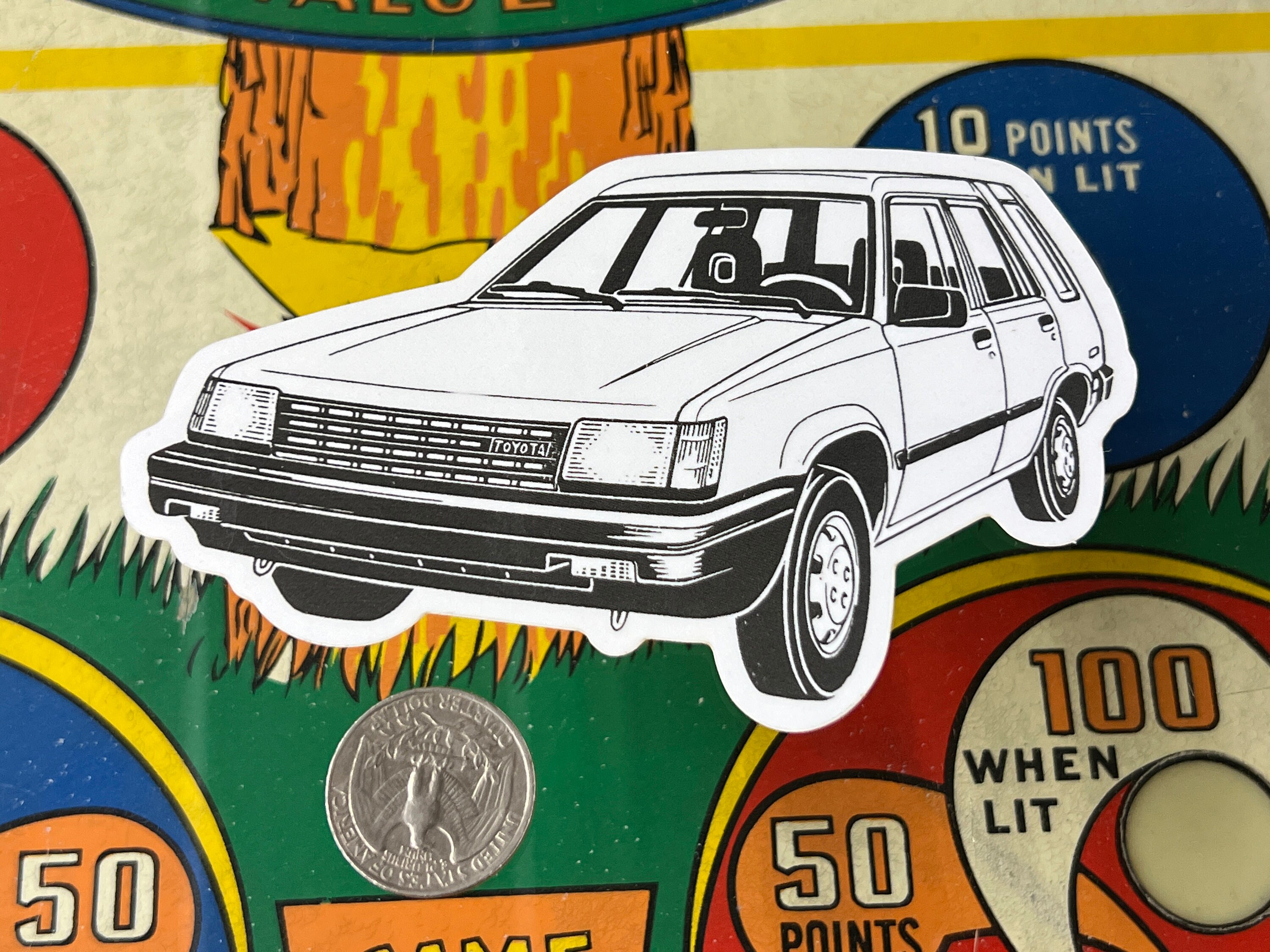 Toyota Tercel Wagon Sticker Slap Decal - Etsy
