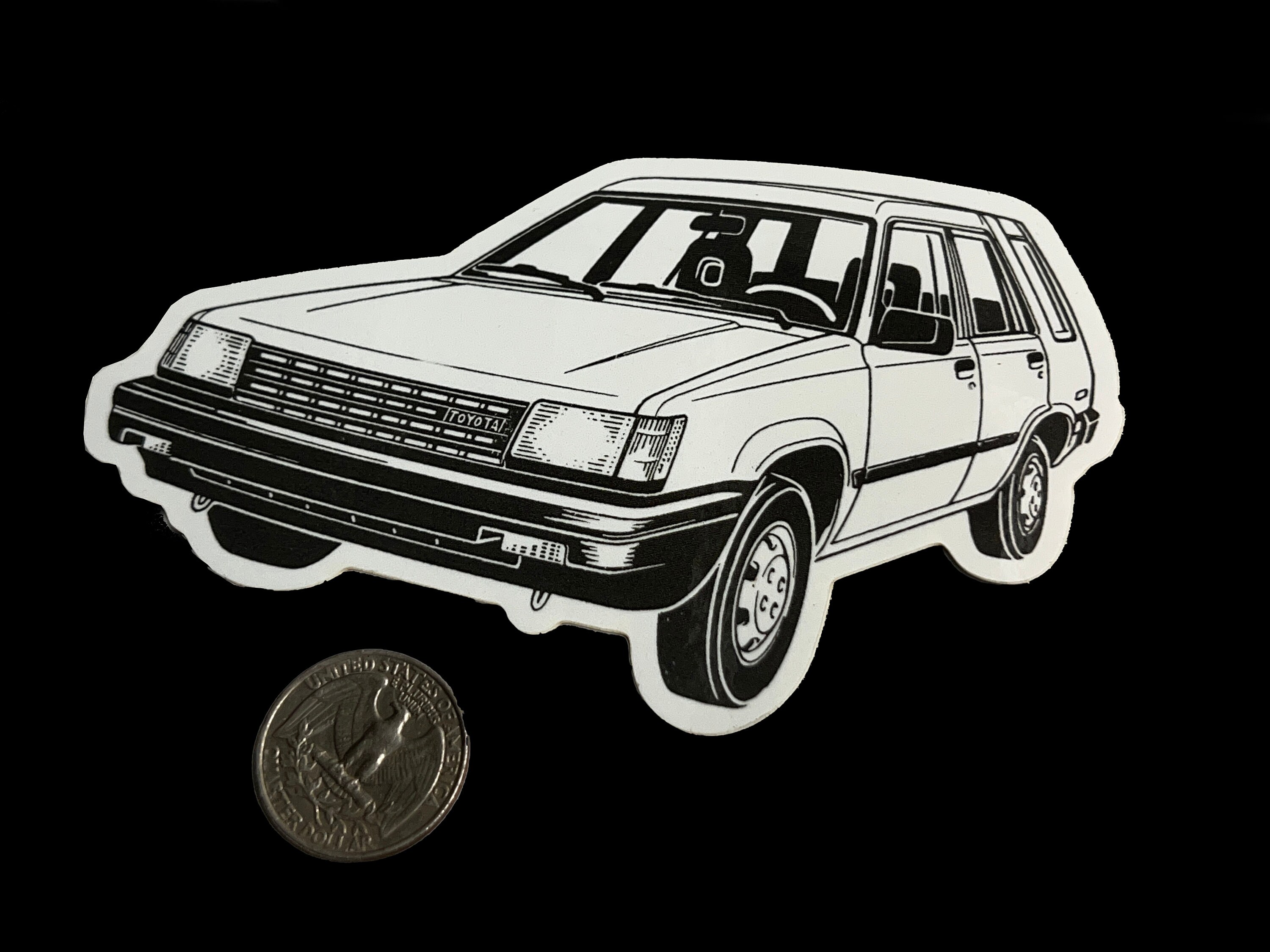 Toyota Tercel Wagon Sticker Slap Decal - Etsy