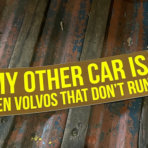 Volvo Car Stickers - Etsy