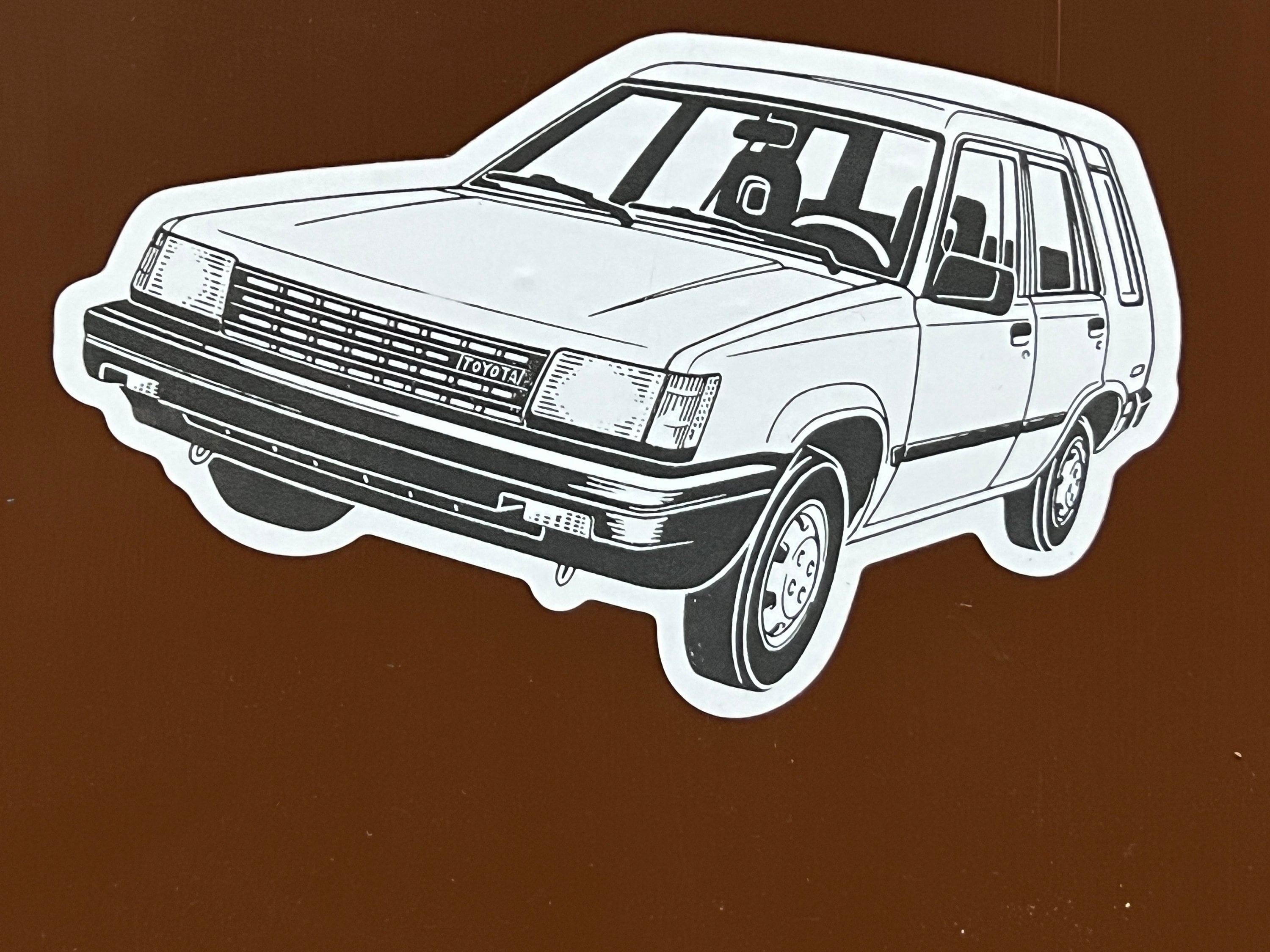 Toyota Tercel Wagon Sticker Slap Decal - Etsy