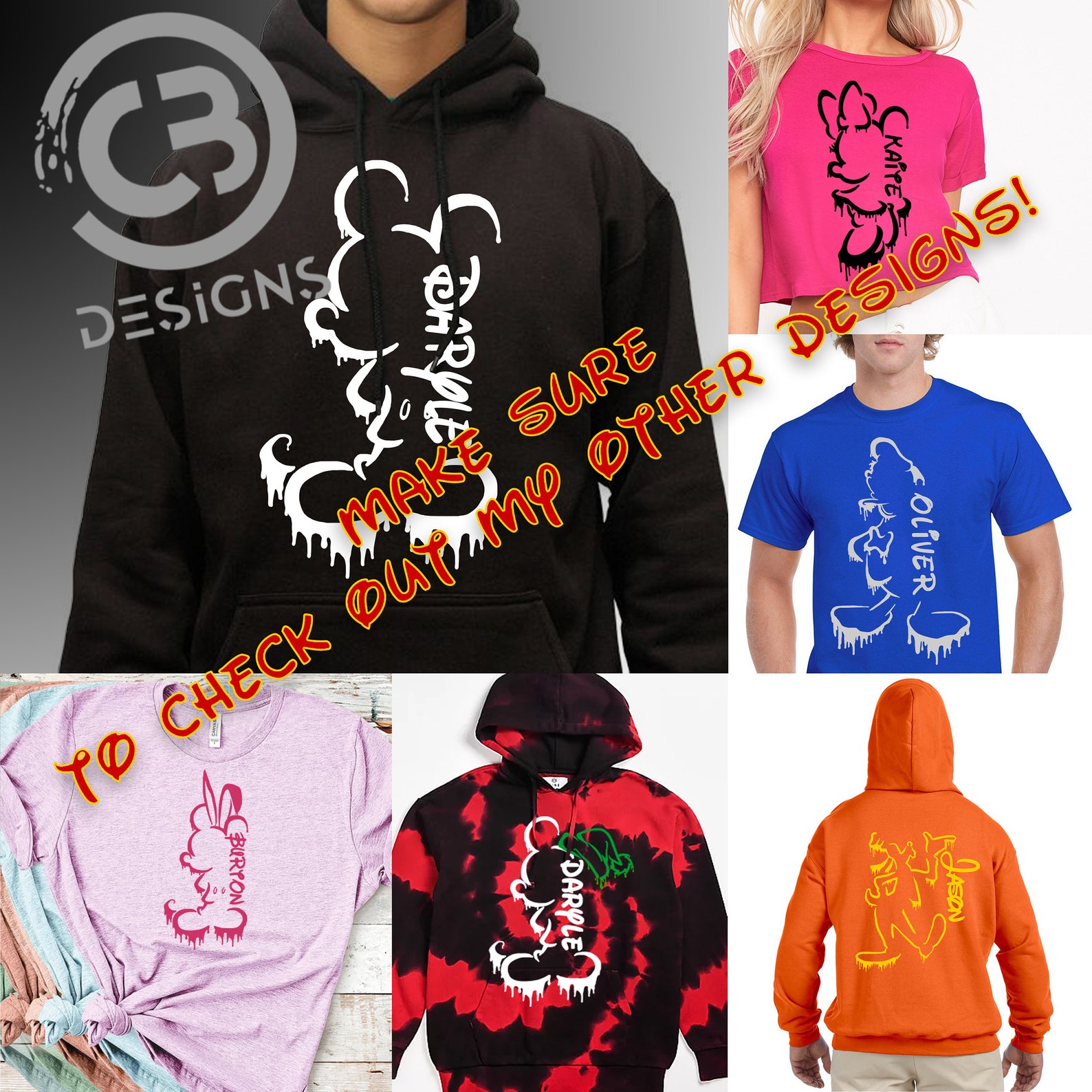 Mickey Drip SVG Cut File - Etsy