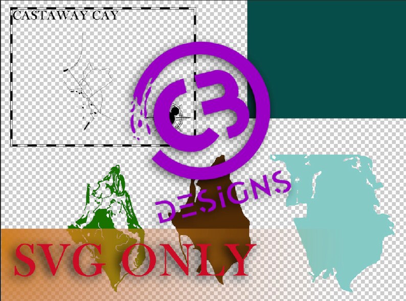 Castaway Cay Island SVG Cut File - Etsy
