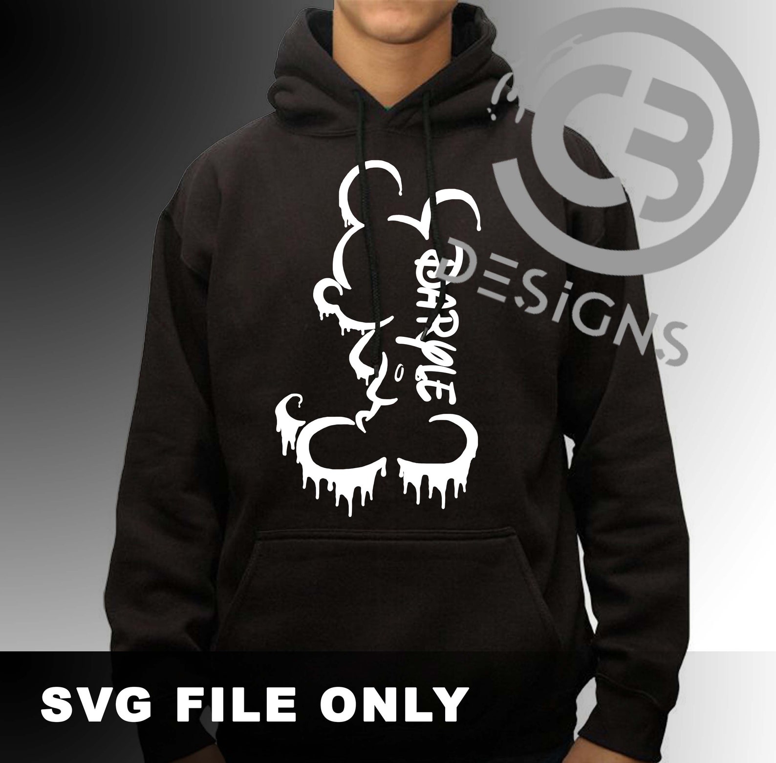 Mickey Drip SVG Cut File - Etsy