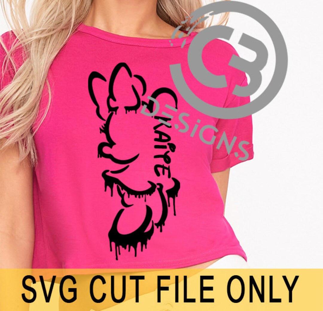 Minnie Drip SVG Cut File - Etsy