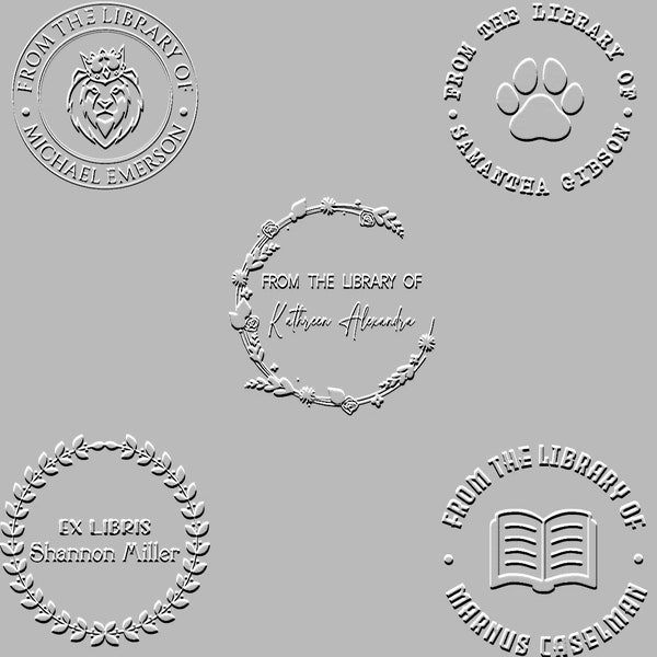 Shop Library Stamp - Etsy