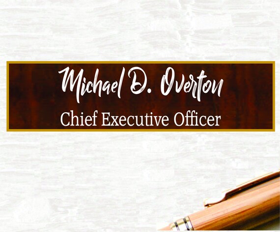 Custom Name Plate Name Plate Name Plate Sign Name Plate | Etsy