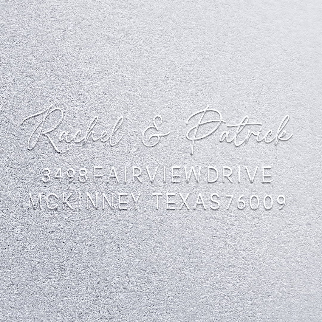 Personalized Address Embosser Stamp, Customised Address Embosser for ...