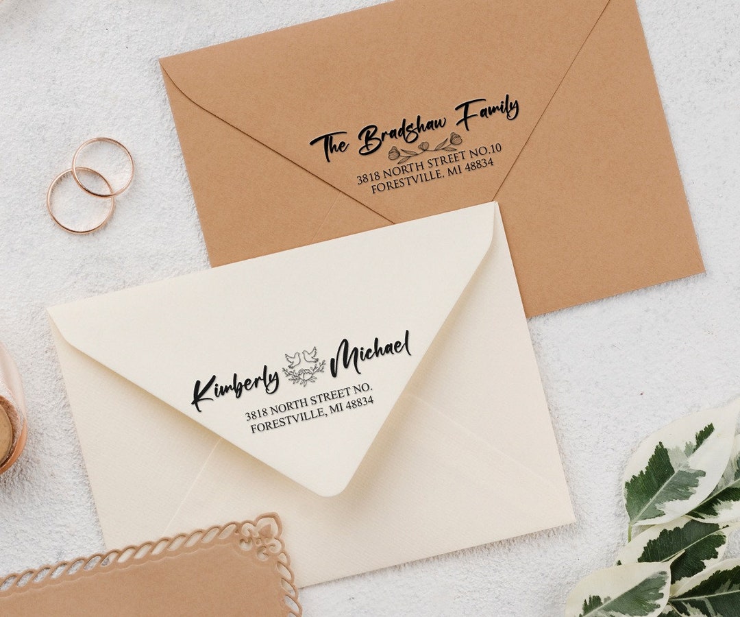 Self Ink Address Stamp, Return Address Stamp, Mail Stamp, Address ...