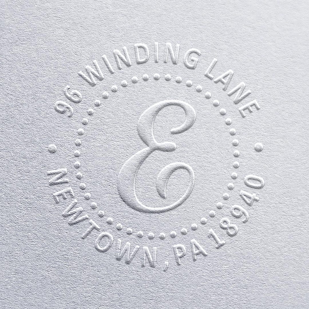 Address Embsoser, Custom Embosser, Embosser, Embosser Stamp, Embossing ...