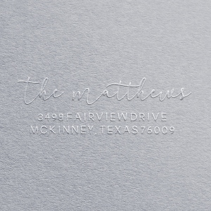 Address Embosser for Envelopes, Return Address Embosser, Wedding ...