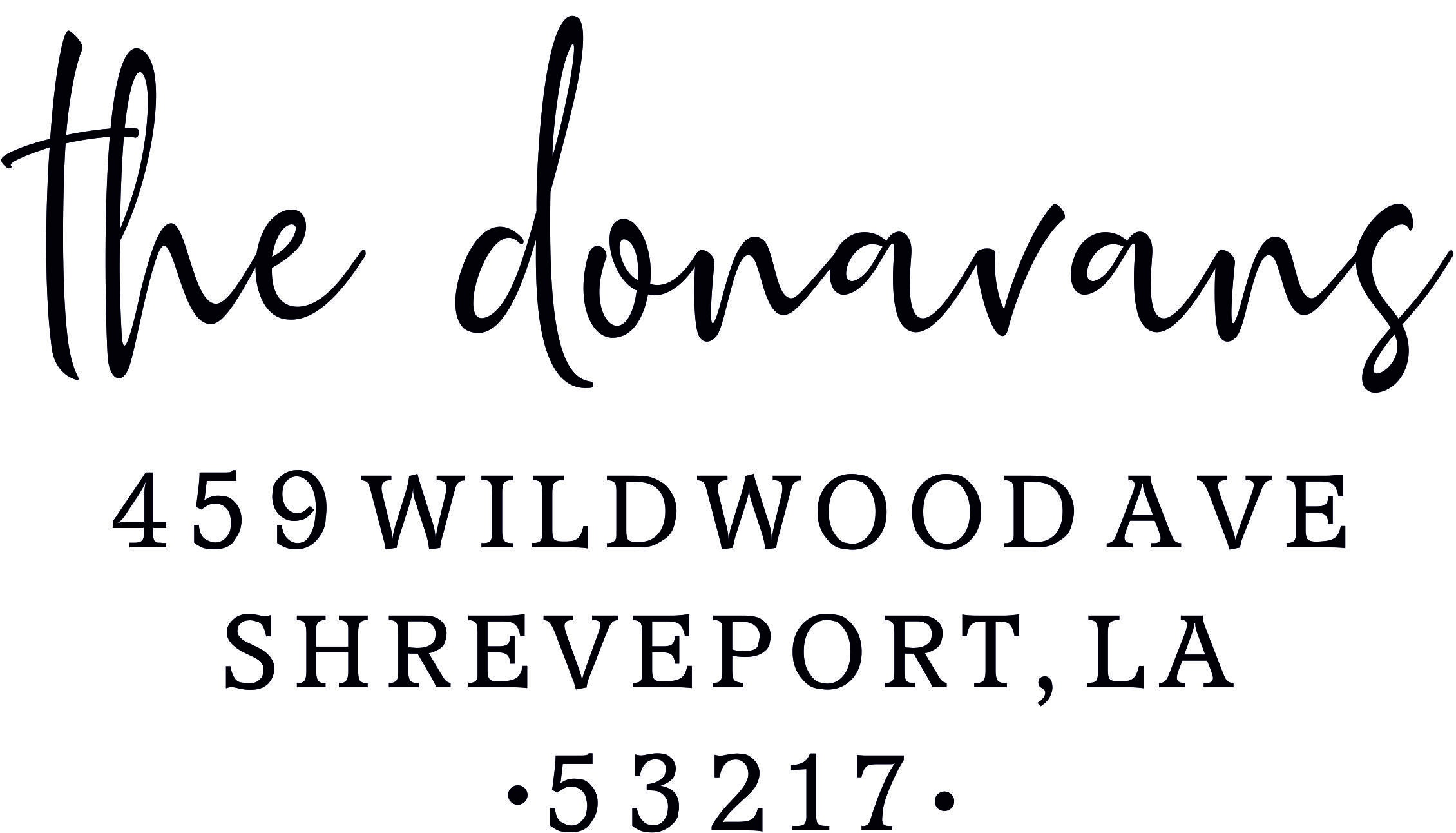 Custom Family Address Stamp Design Address Stamp Self-inking | Etsy