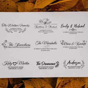 Personalized Address Stamp, Custom Address Stamp, Housewarming Gift ...