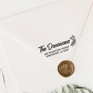 Personalized Address Stamp, Custom Address Stamp, Housewarming Gift ...