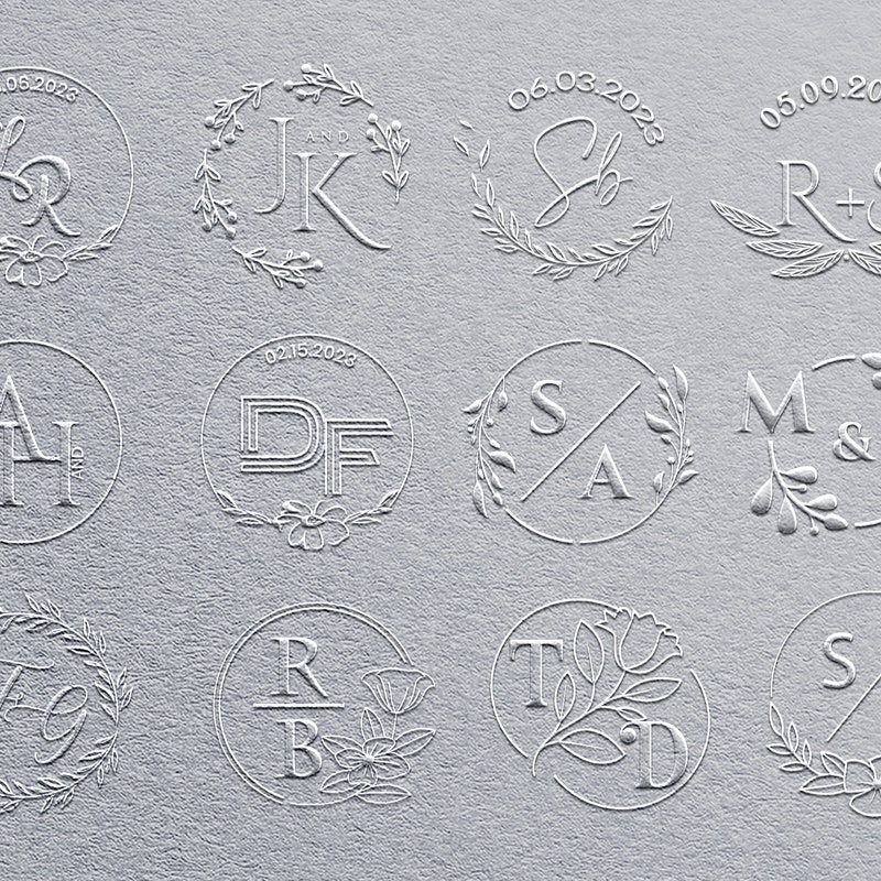 Embossed Wedding Invitations - Etsy