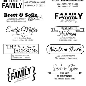 Luxury Custom Address Embosser Personalized With Name, Return Address ...