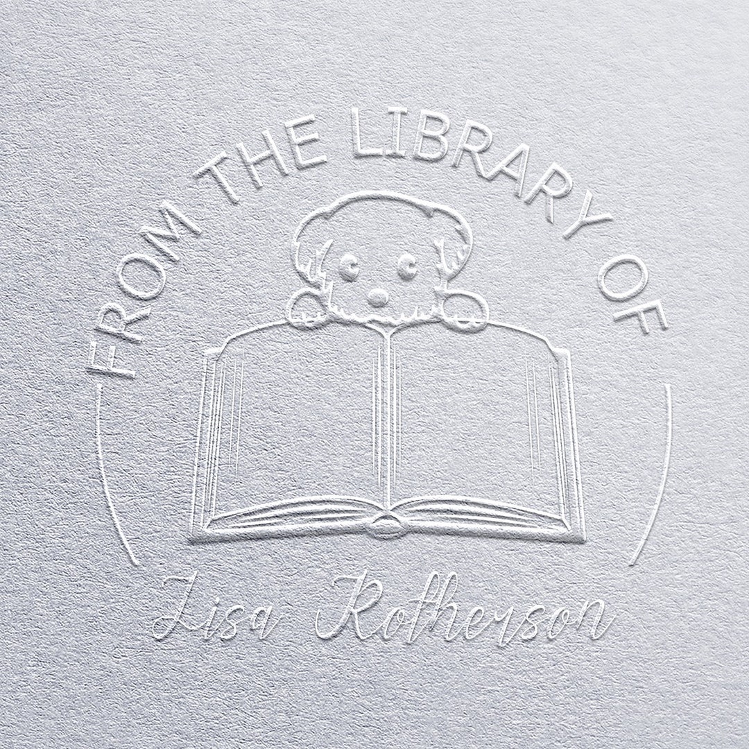 Ex Libris Personalized Library Embosser | From the Library of Book ...