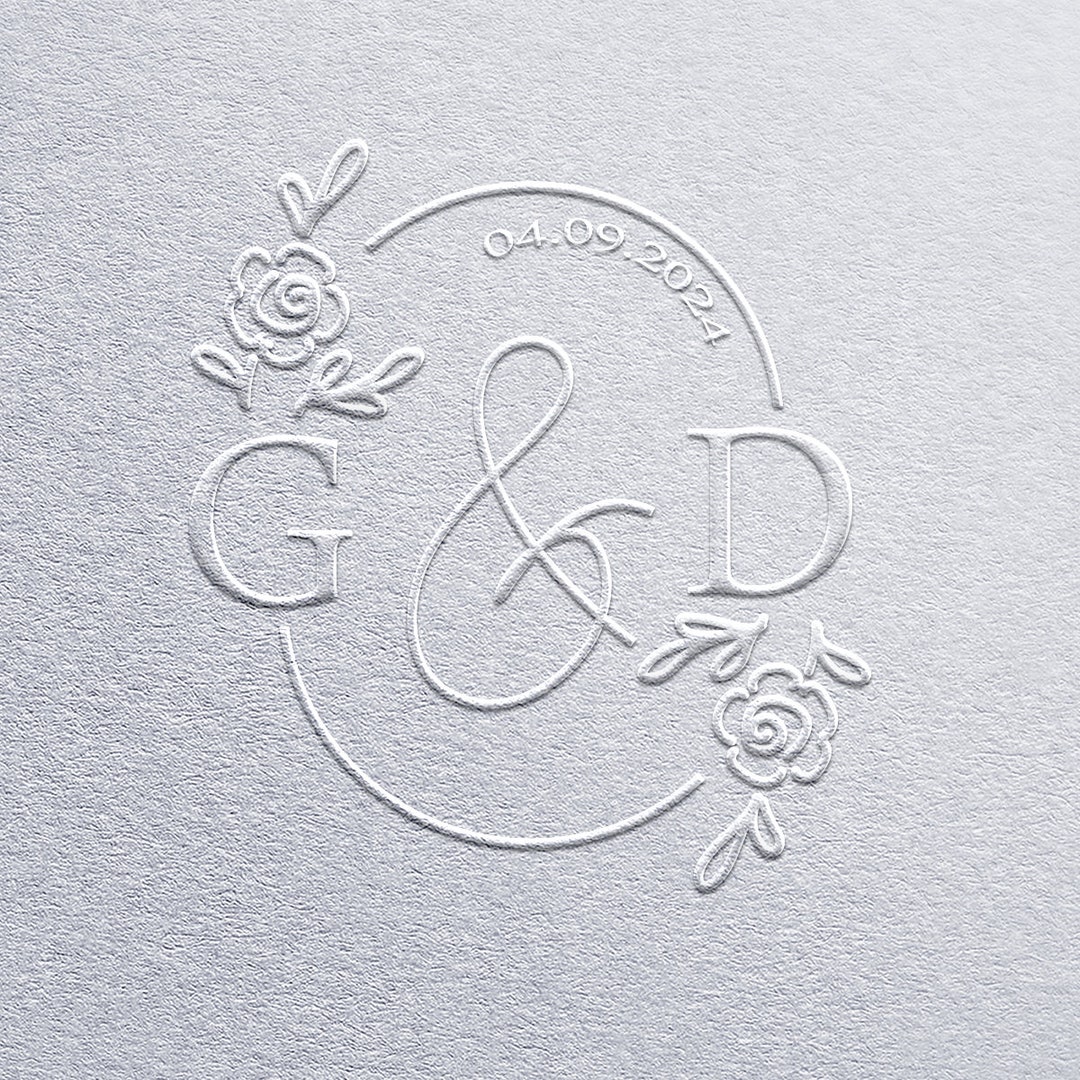 Wedding Envelope Embosser, Custom Wedding Embosser Stamp, Personalized ...