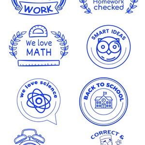 Personalized Teacher Stamp | Classroom Teacher Stamp | Custom Teacher ...