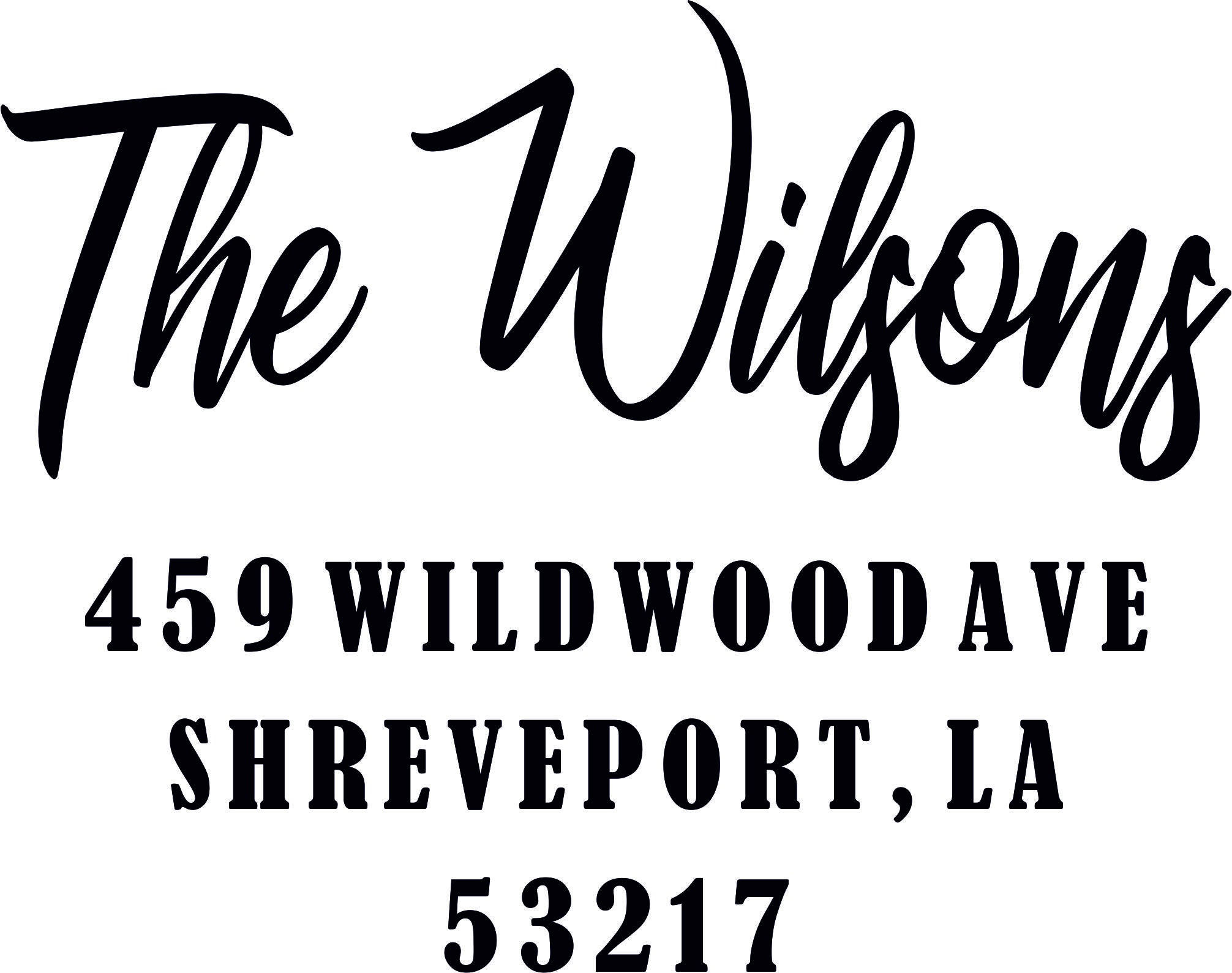 6 Designs To Chose Address Stamp Self-Inking Return | Etsy