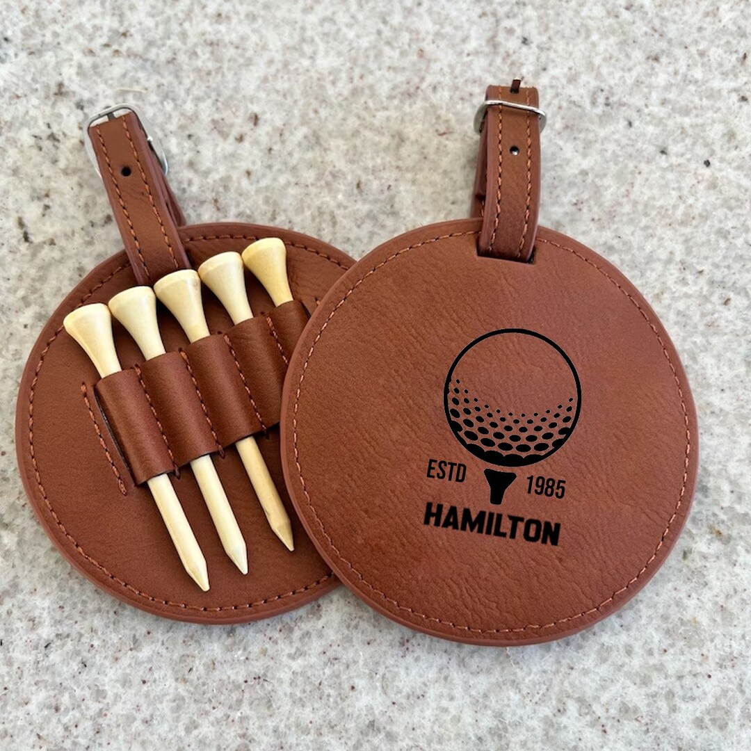 Custom Golf Tee Cady Gift for Dad-golf Christmas Gifts- Monogram Golf ...