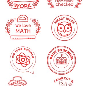 Personalized Teacher Stamp | Classroom Teacher Stamp | Custom Teacher ...
