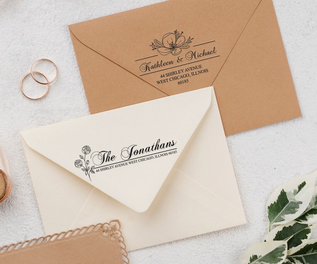Personalized Address Stamp, Custom Address Stamp, Housewarming Gift ...