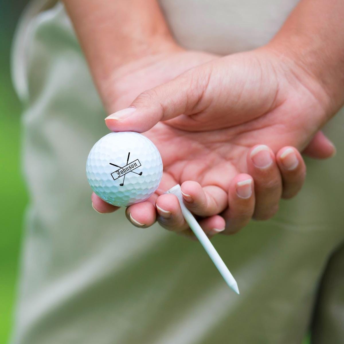 Personalized Golf Stamp Gift for Dad - Golf Christmas Gifts - Monogram ...